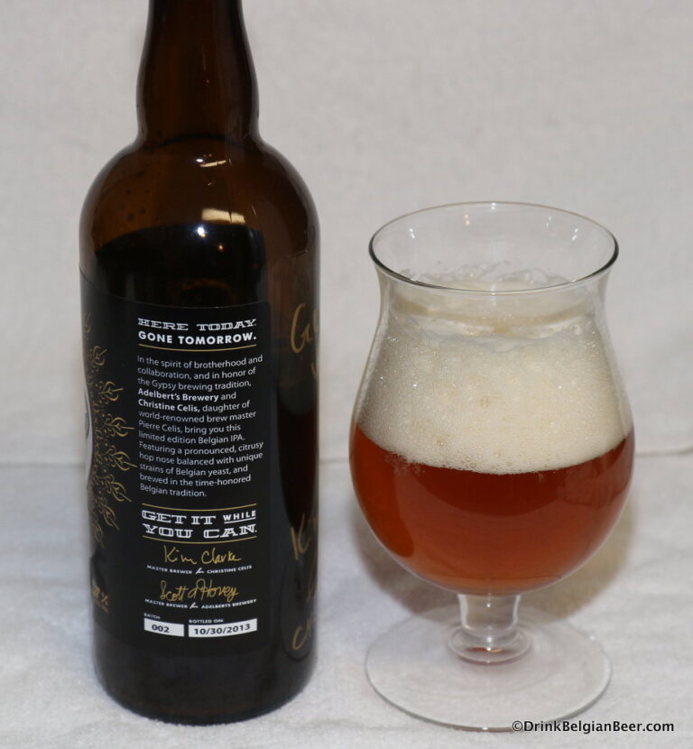 Gypsy Belgian IPA, from Christine Celis and Kim Clarke - Belgian Beer ...
